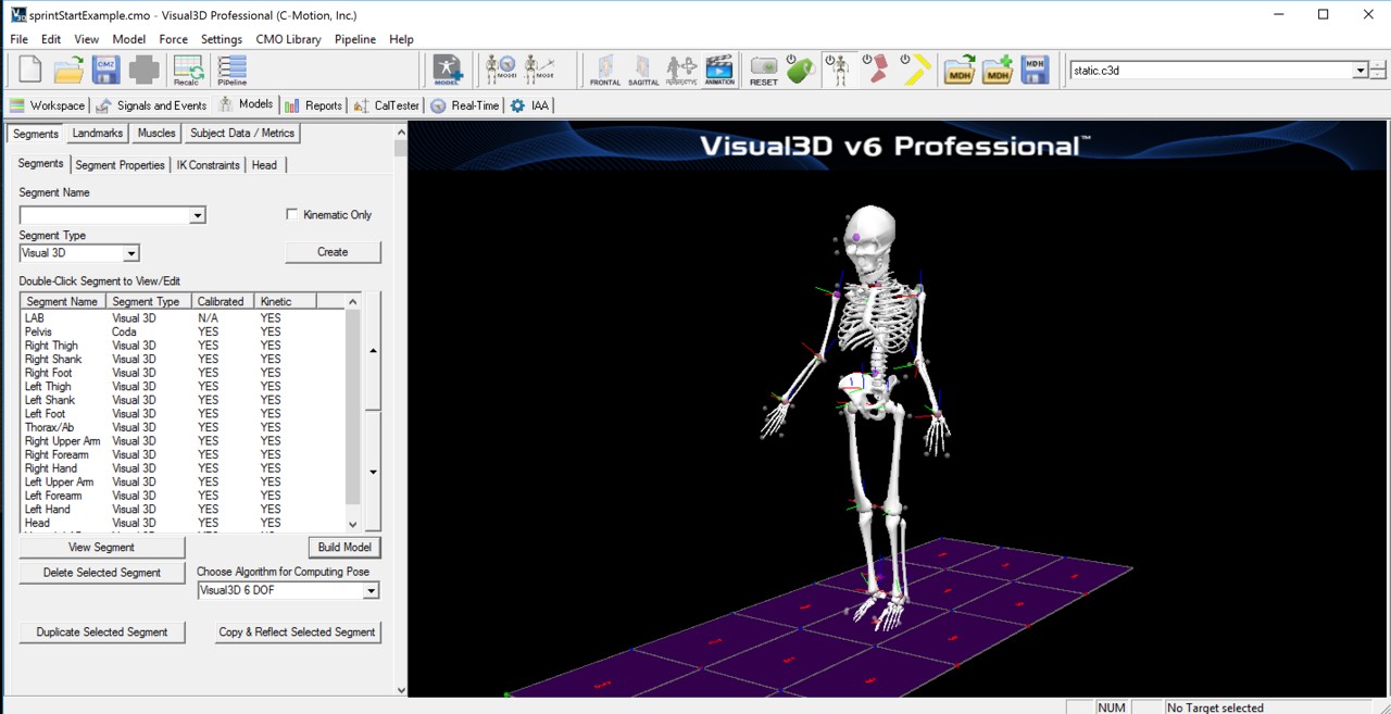 MobiPC® - C-Motion Visual3D Professional